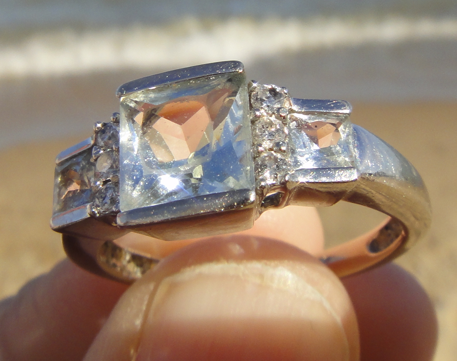 Lost diamond ring Bradford Beach, Milwaukee... FOUND!