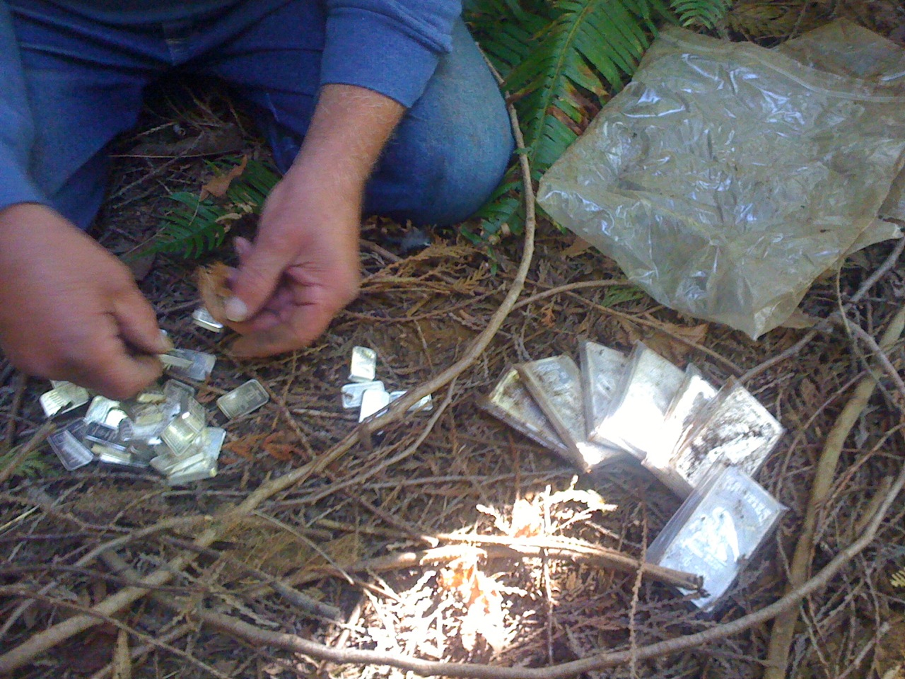 Buried Silver Cache, or Is It?