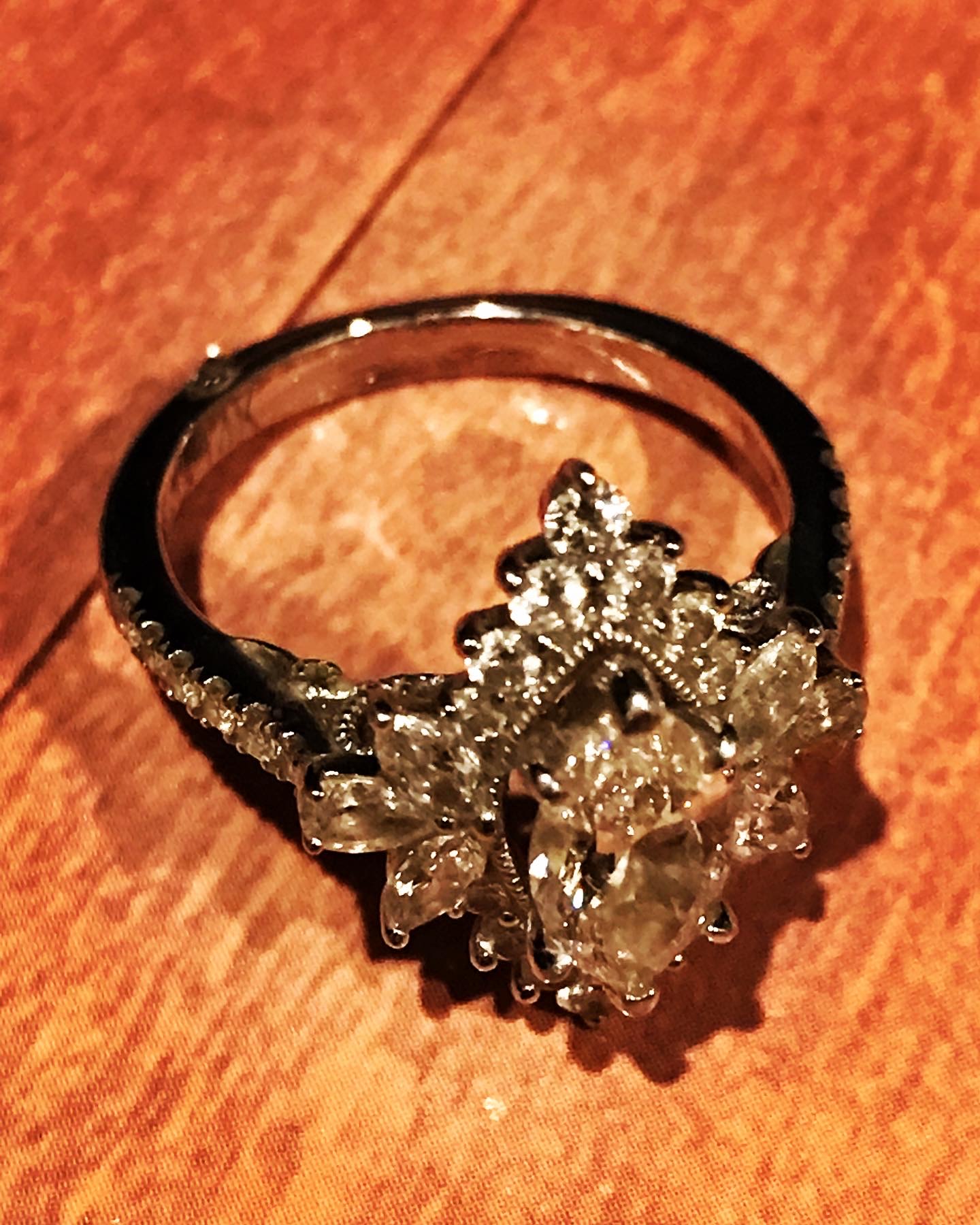 How to find a lost diamond engagement ring in the snow