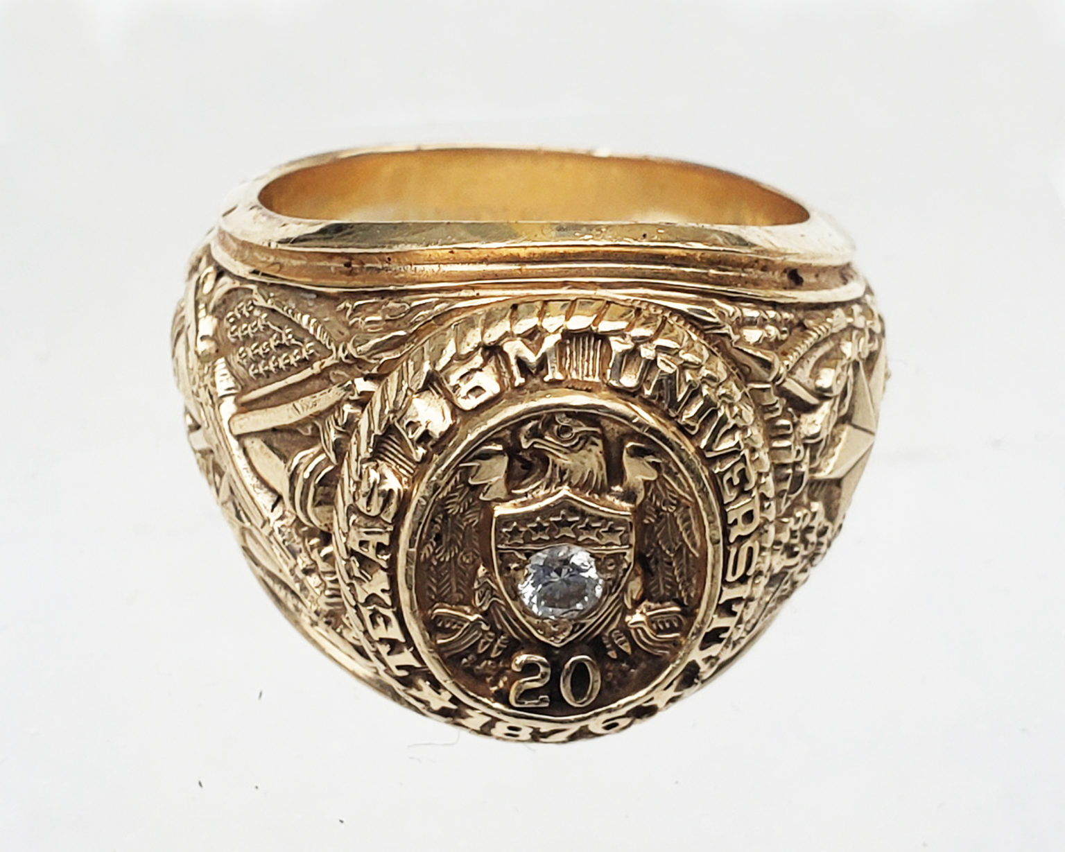 Lost Texas A&M Aggie Gold Diamond Class Ring in the Snow...Found in ...