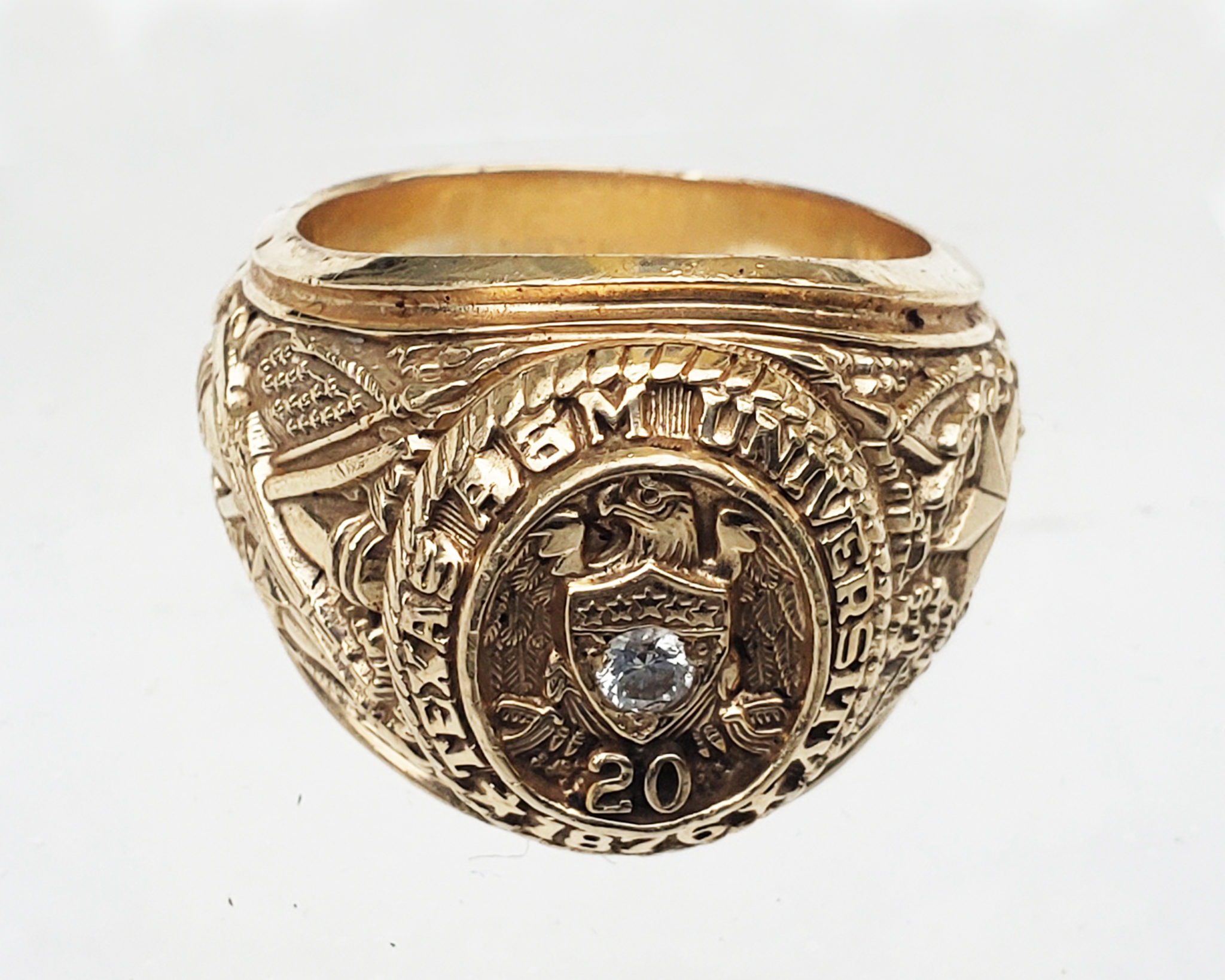 Aggie Ring With Diamond