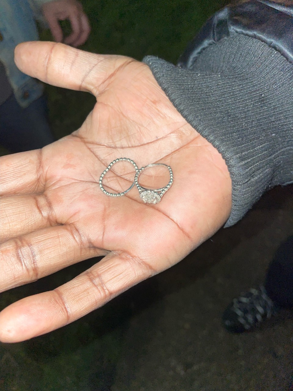 Lost 2 White Gold Rings with Diamonds Found in Ecorse Michigan