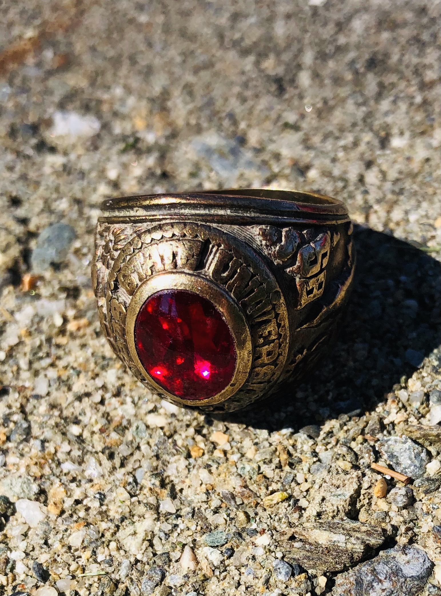 Lost Gold Class Ring recovered Boothbay, Maine