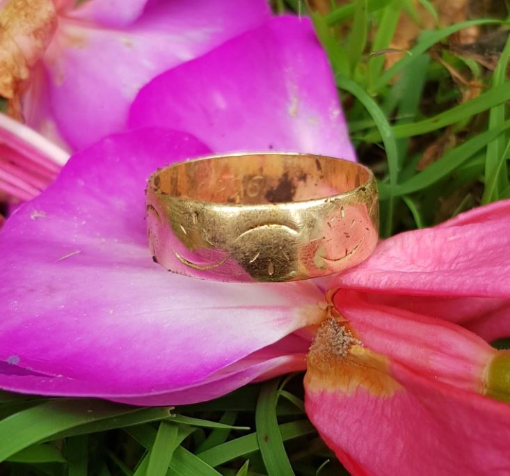Lost ring in Garden, Found after Two and a Half Years...
