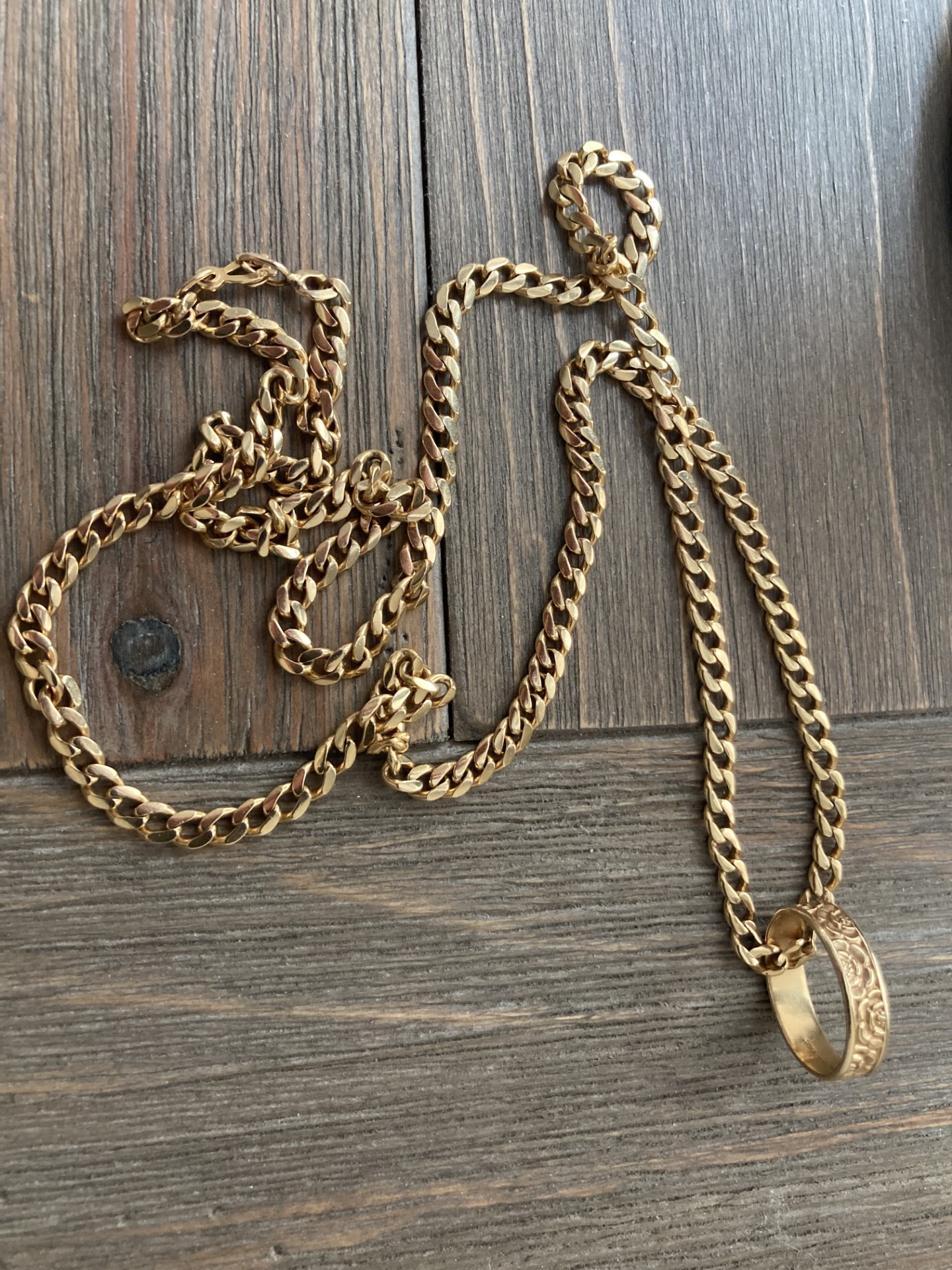 Lost Gold Chain with Ring Recovered on Block Island RI