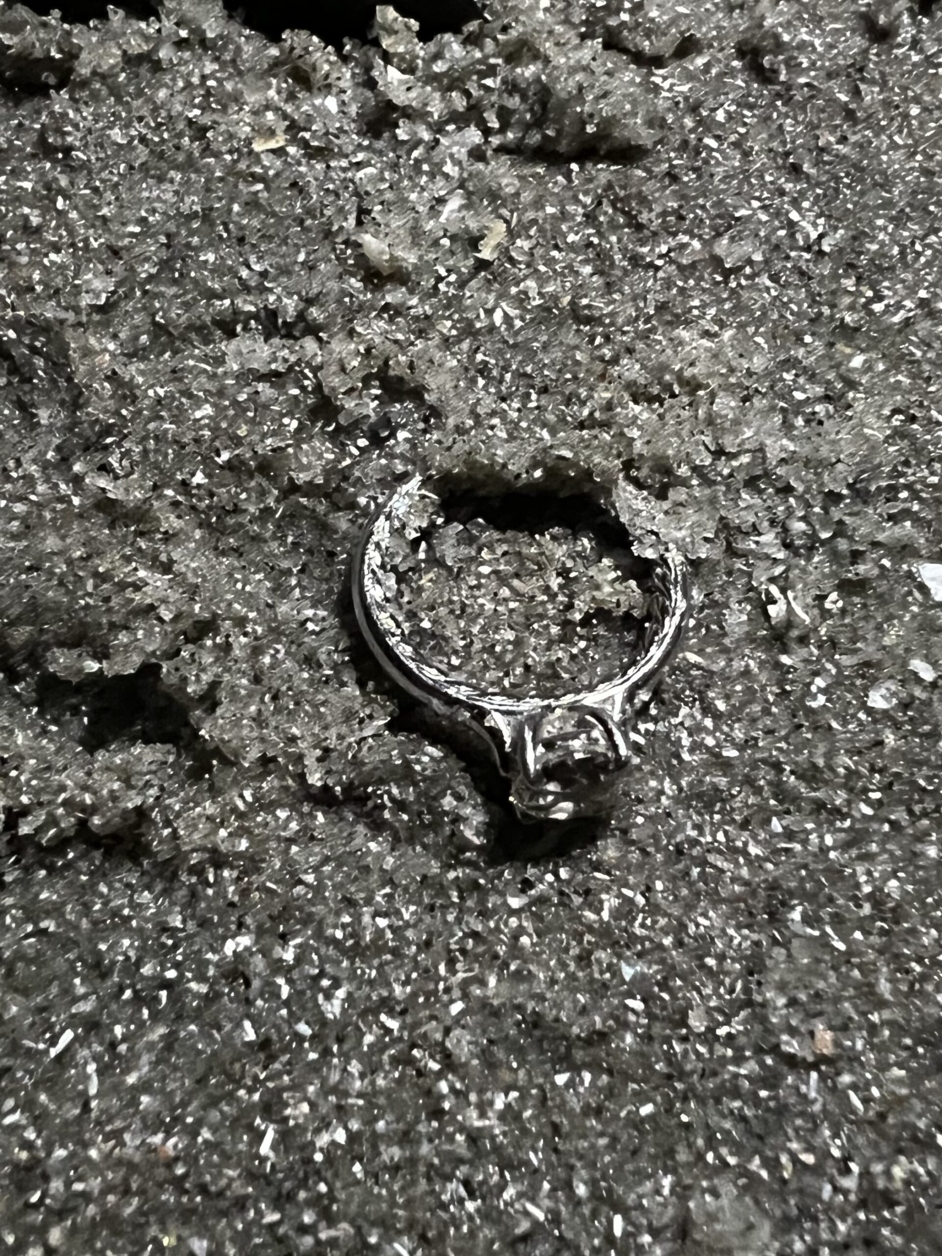 Platinum Engagement Ring Lost at High Tide, Found and Returned North ...