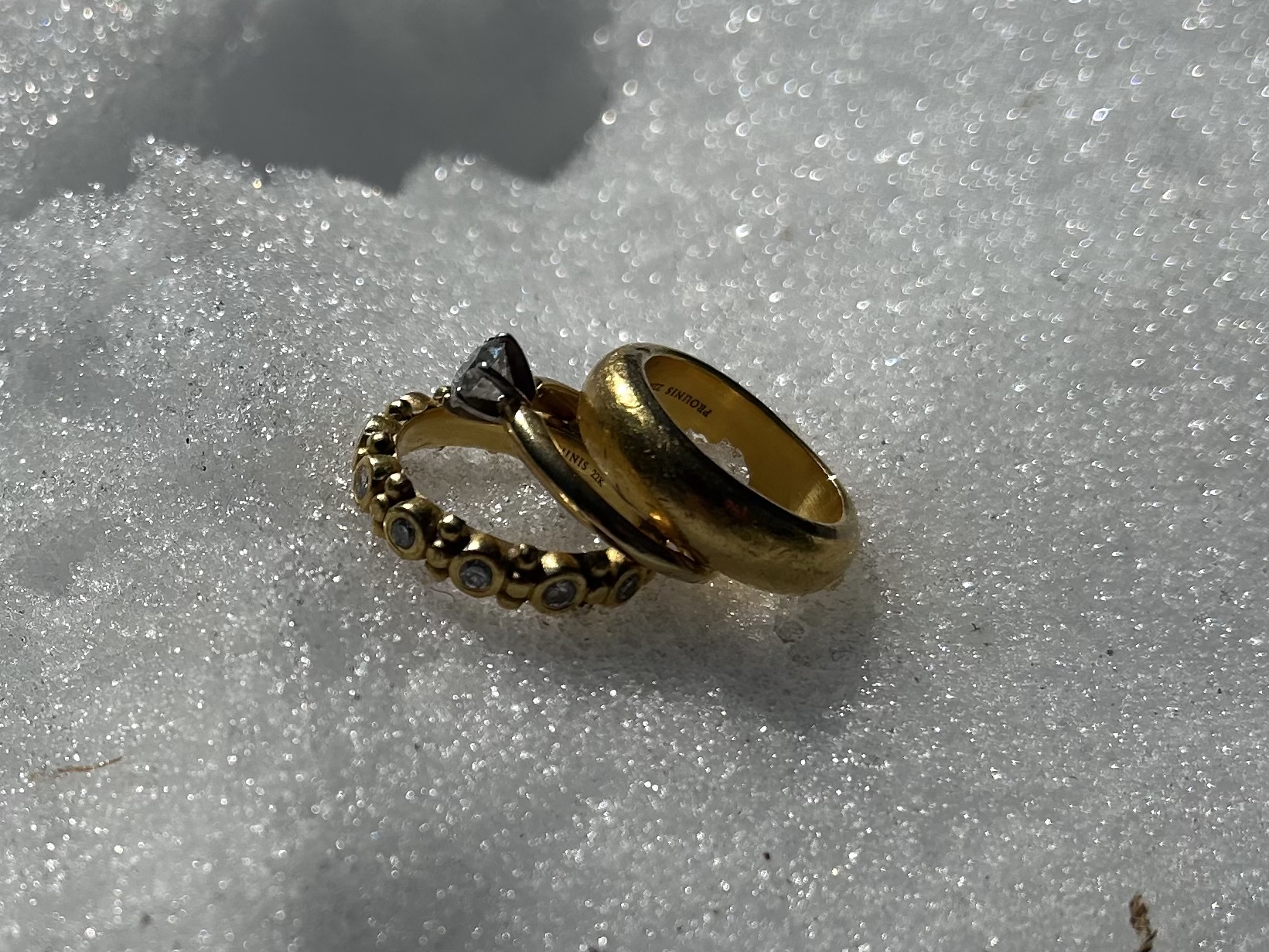 THREE Lost Rings Found in the Snow! Morris, CT