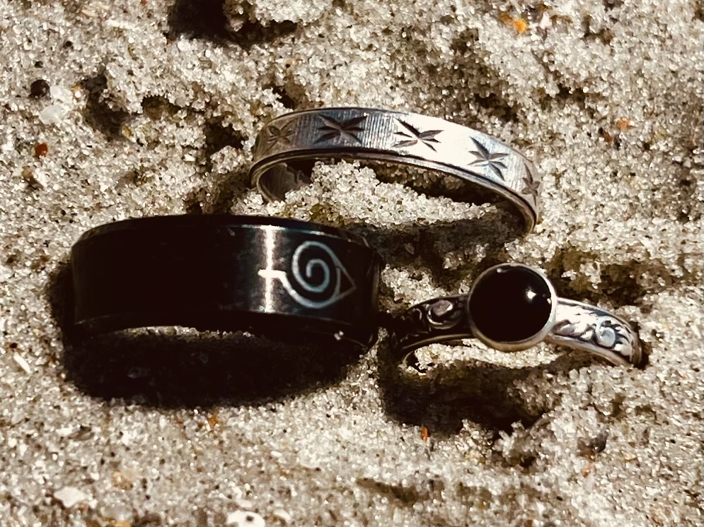 3 Rings Lost in the Dry Sand, Found and Returned Myrtle Beach SC