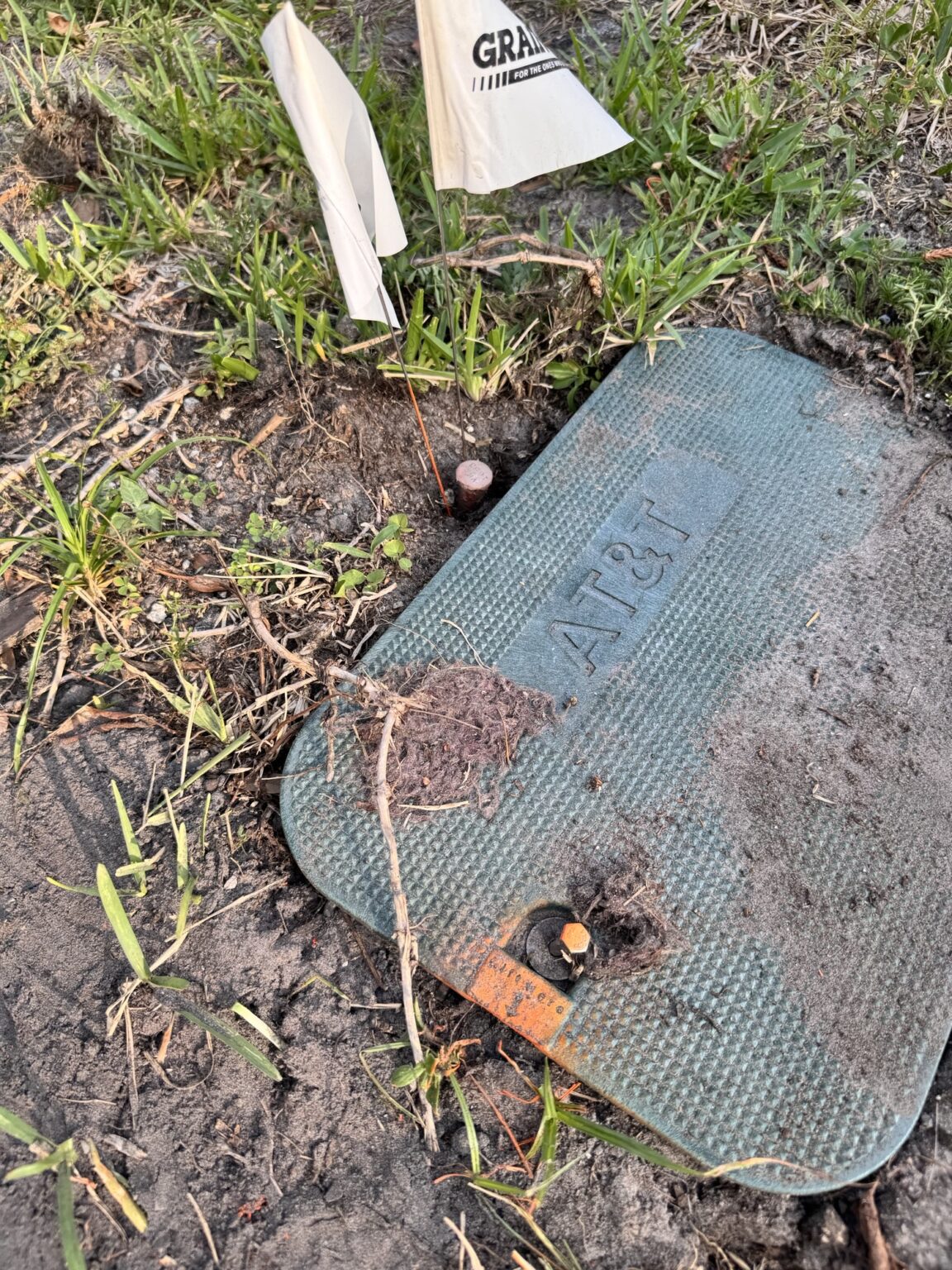 Property Markers Found with a metal detector in Sanford, Florida!
