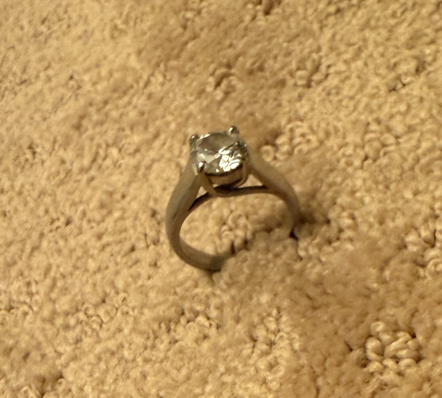 Diamond Engagement Ring Found after Nine Years in Sofa .. Westminister, CA.