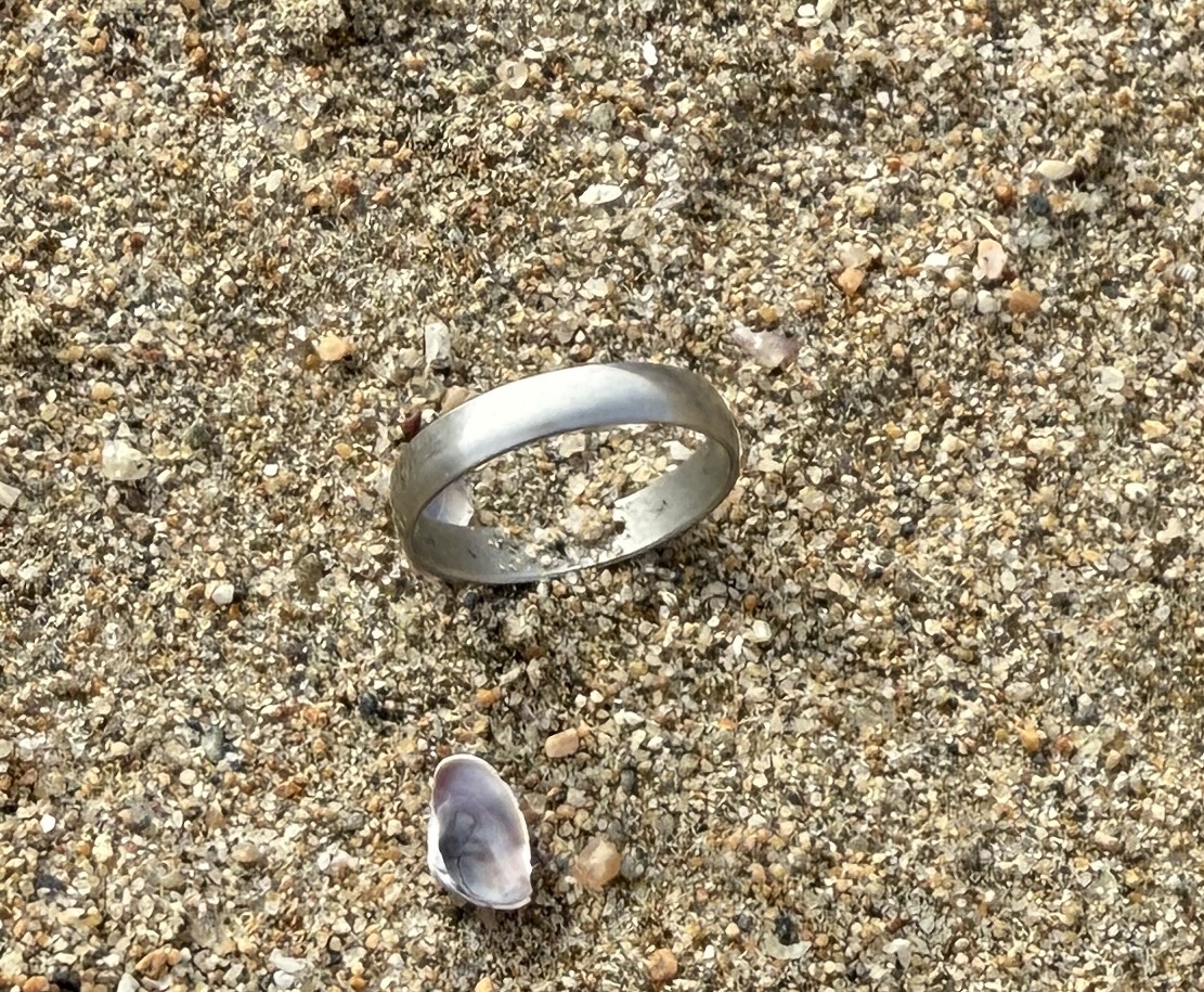 Small Platinum Wedding Ring Found at Balboa Pier Beach and Returned to ...