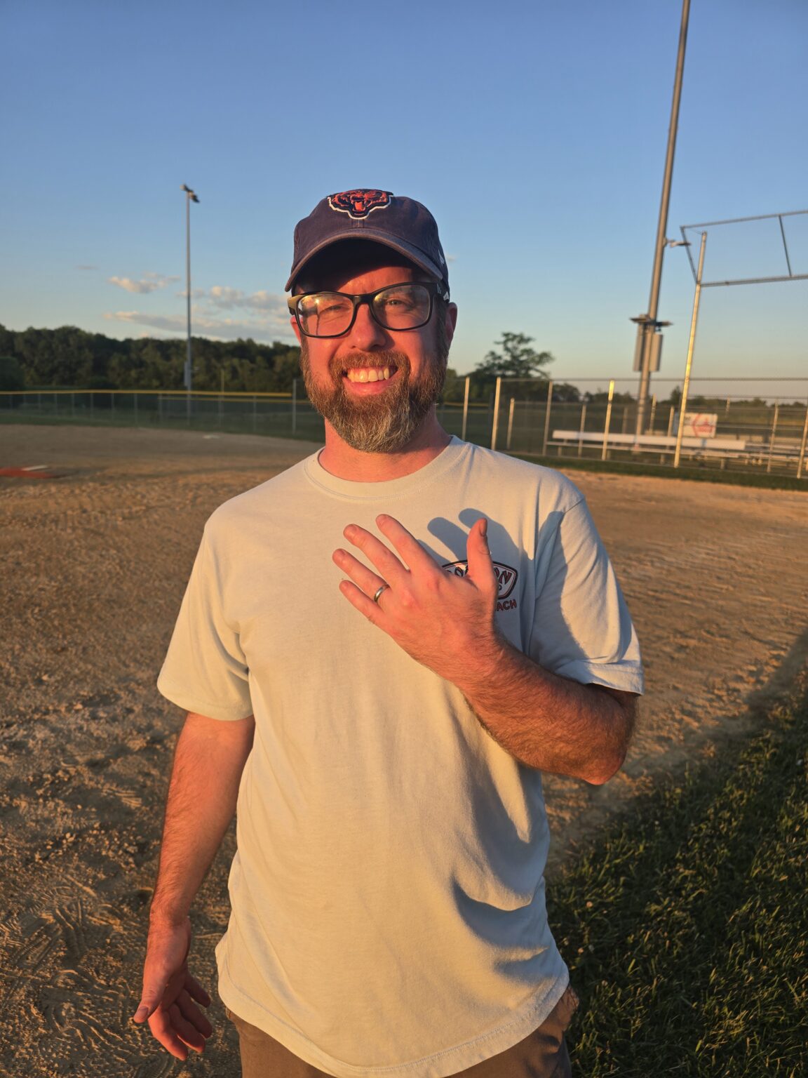 White Gold Wedding Ring lost and found in Hampshire, Illinois.