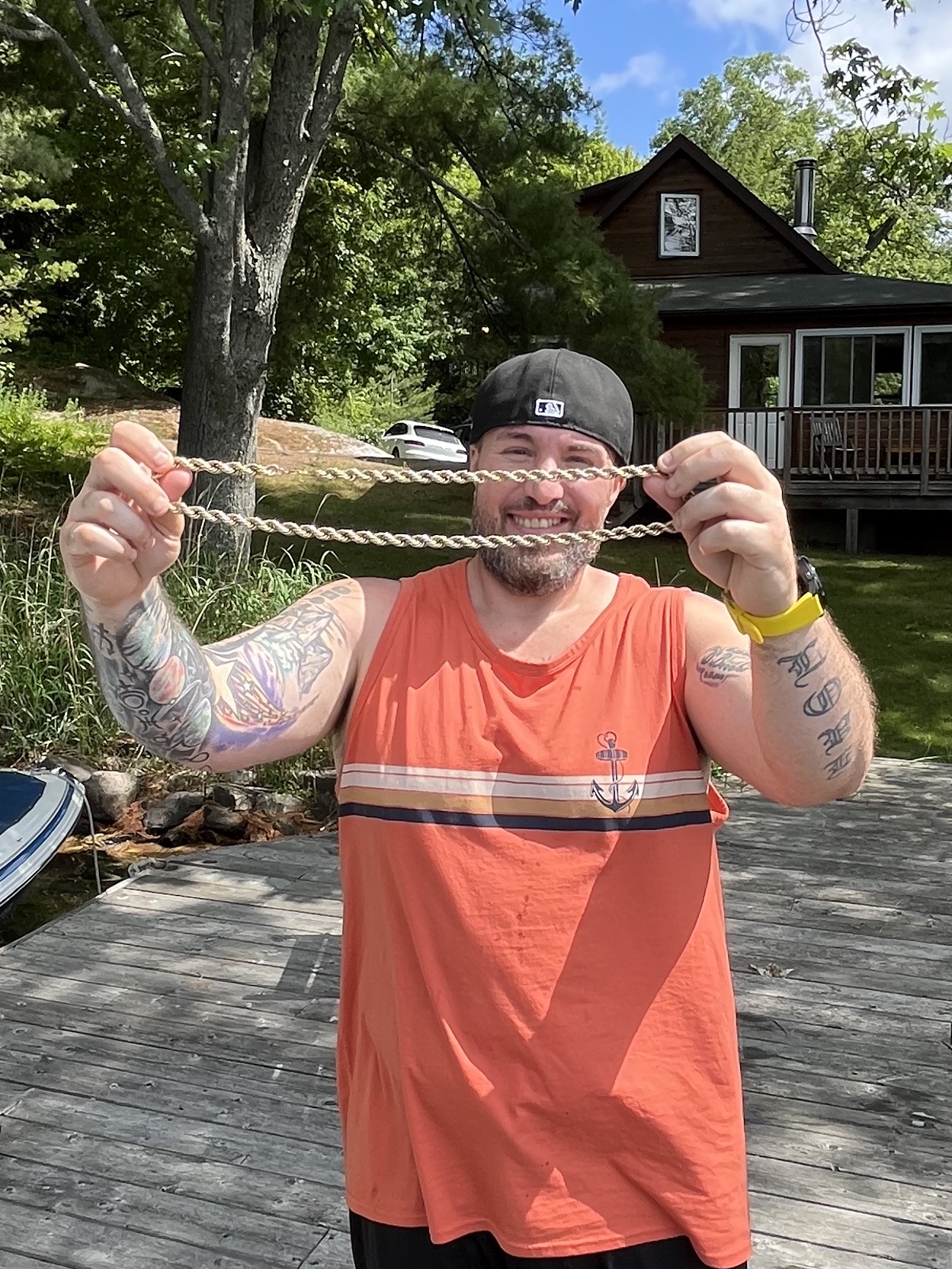 Huge gold chain lost and found in Apsley Ontario