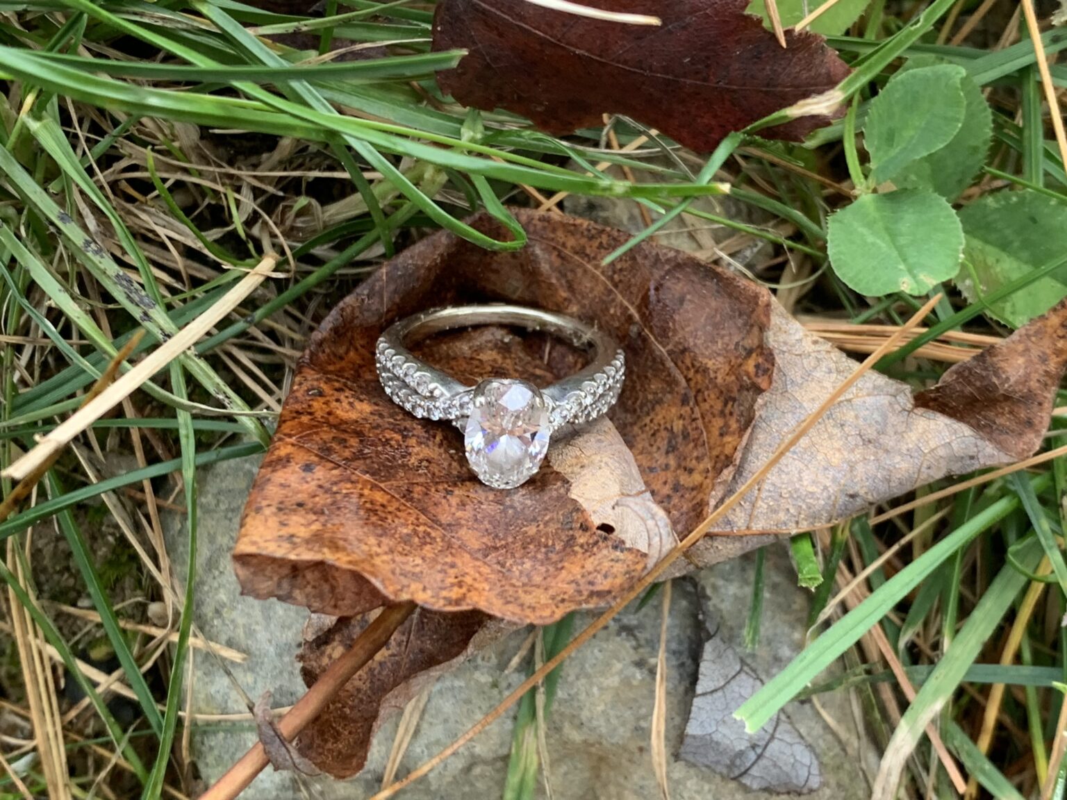 Gold And Diamond Engagement Ring Lost In The New Hampshire Grass and ...
