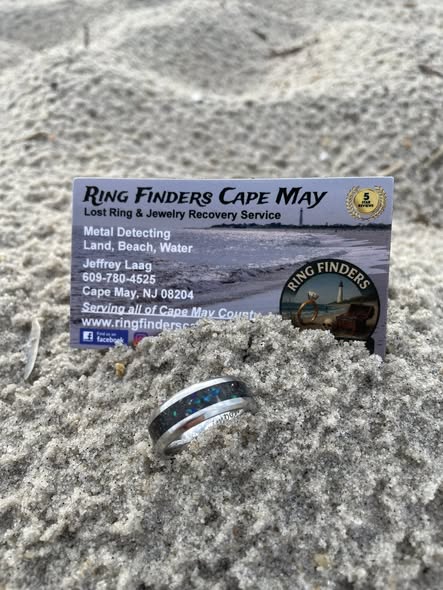 Lost ring, FOUND! Poverty Beach Cape May, NJ By Jeffrey Laag of Ring ...